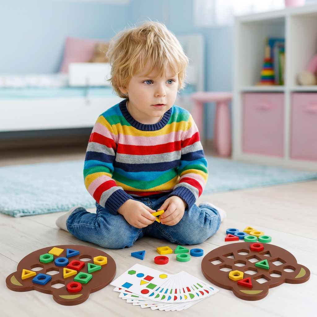 Color & Shape Matching Game for Kids – Interactive Learning Toy ...