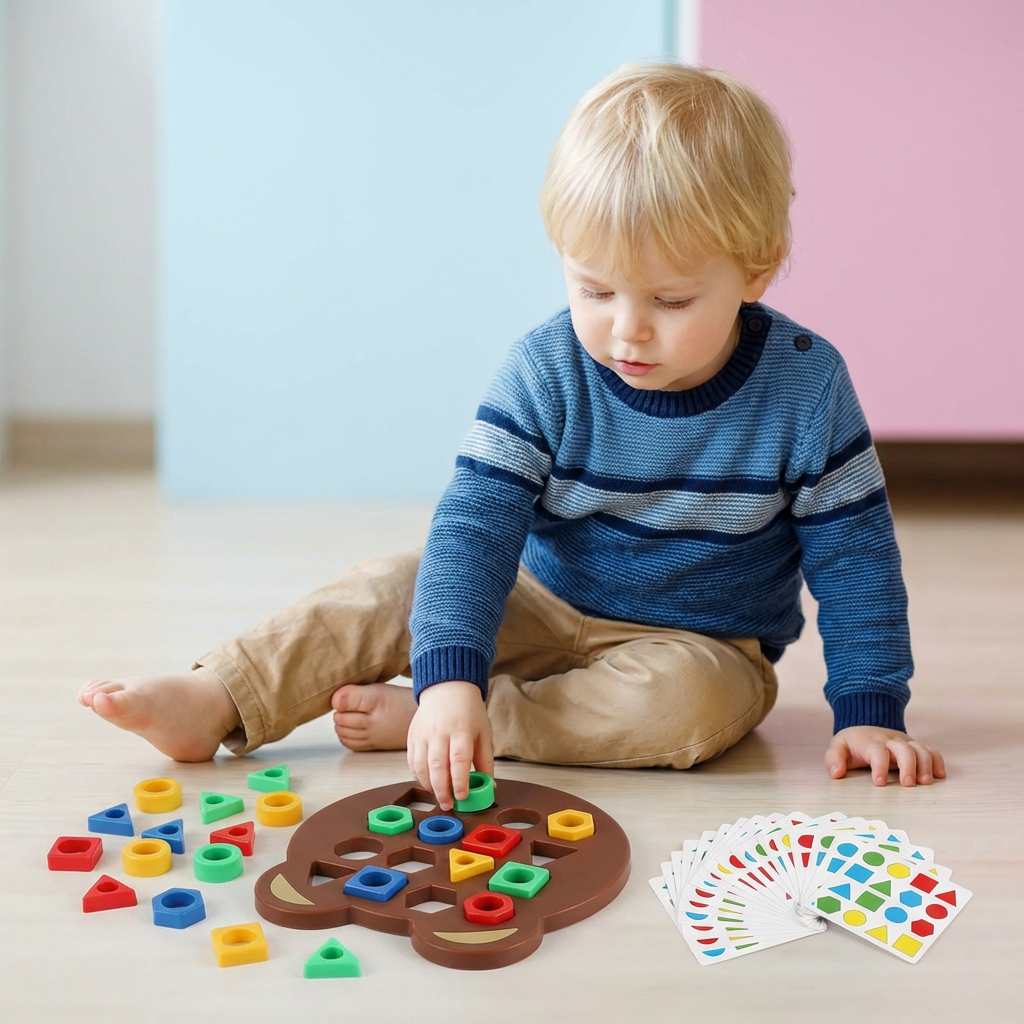 Color & Shape Matching Game for Kids – Interactive Learning Toy ...