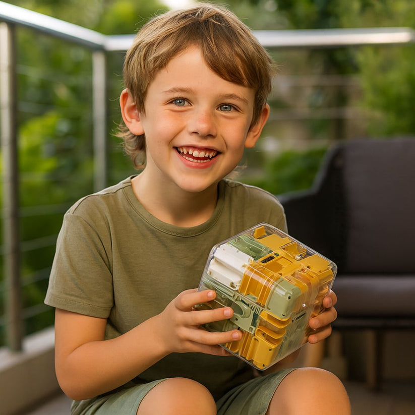 3D Labyrinth Puzzle Cube – Australian Kids