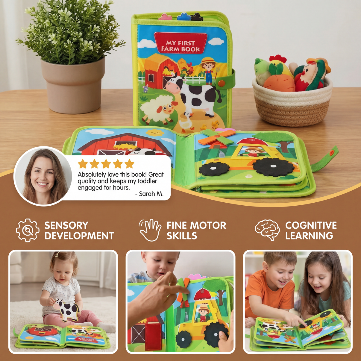 Educational Montessori Farm Story Book – Australian Kids
